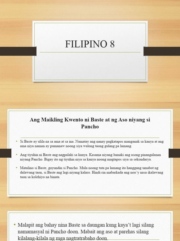 Filipino 8 Reading Activities | PDF
