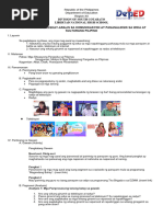 FIL11 - SIM - MELC 9 - Paggamit NG Cohesive Device Sa Gamit NG Wika Sa Lipunan | PDF