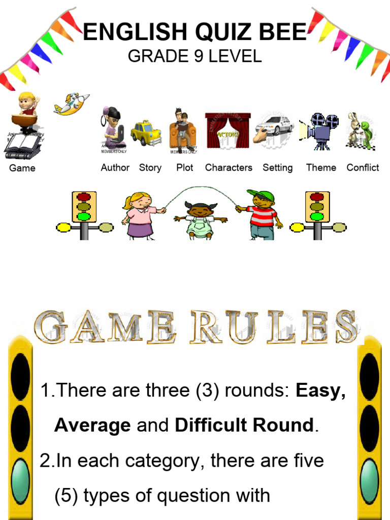 English Quiz Bee | PDF