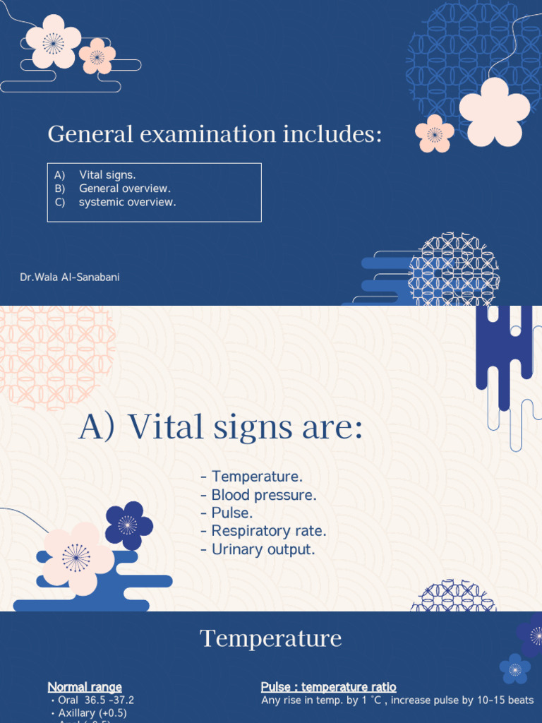 General Examination Includes | PDF