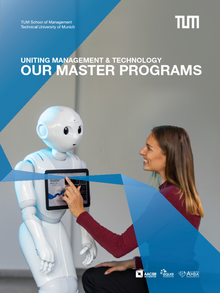 TUM MGT Digital Brochure For-Master Programs 2023 | PDF | Master's Degree | Sustainability