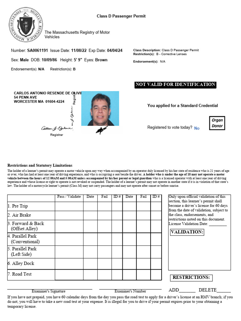 Drive License | PDF