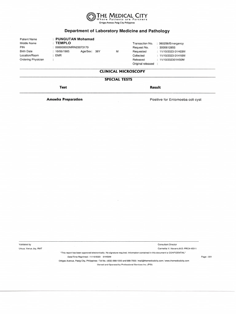 Medical Report for Patient Review | PDF | Public Services | Social Programs