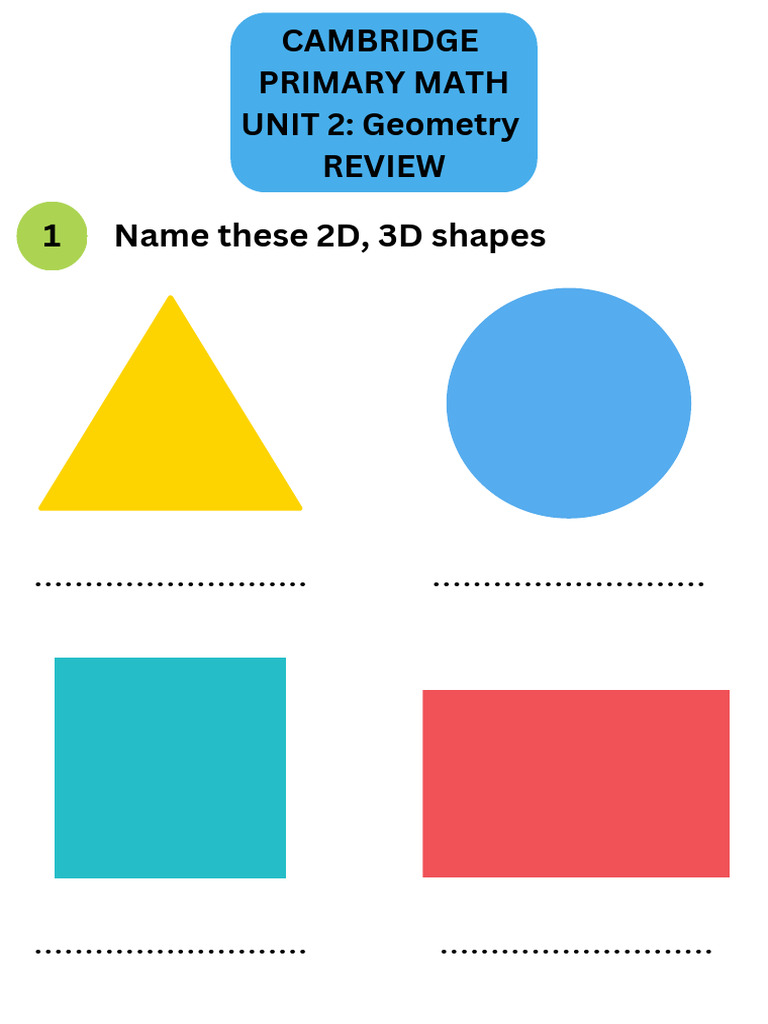 Math Unit 2 Geometry Review | PDF