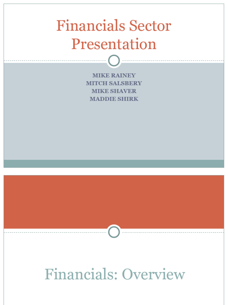 Sector Presentation Final | PDF | Interest Rates | Interest