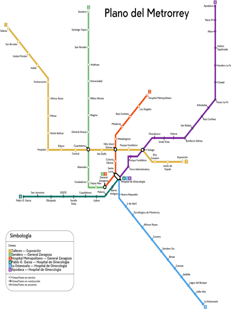 Mapa Metrorrey PDF | PDF