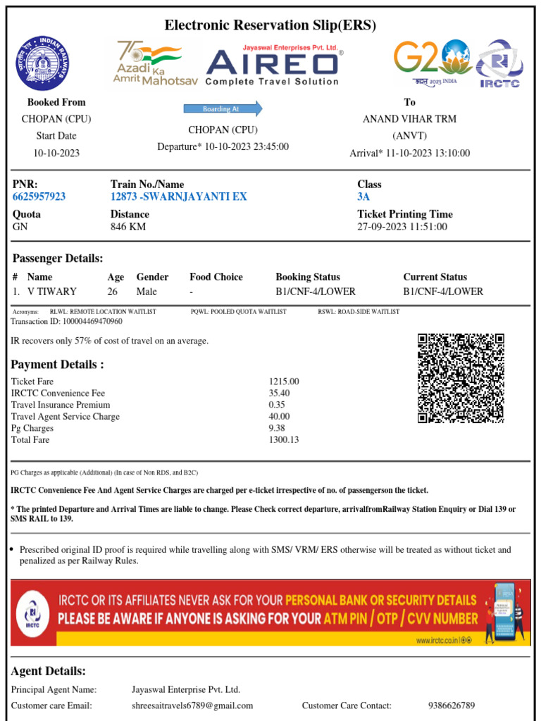 Rail 1 | PDF | Identity Document