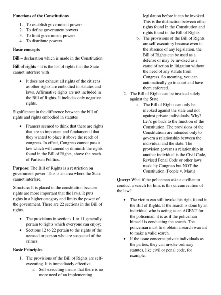 Consti 2 November 16 2022 | PDF