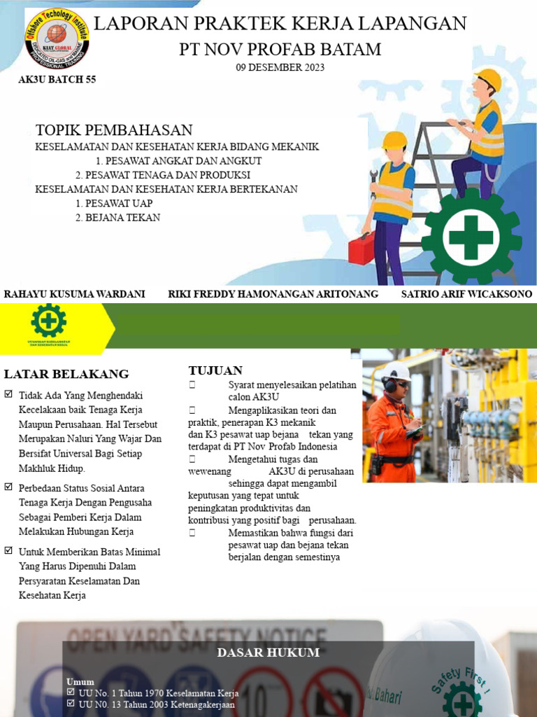 Laporan Praktik Kerja Lapangan | PDF