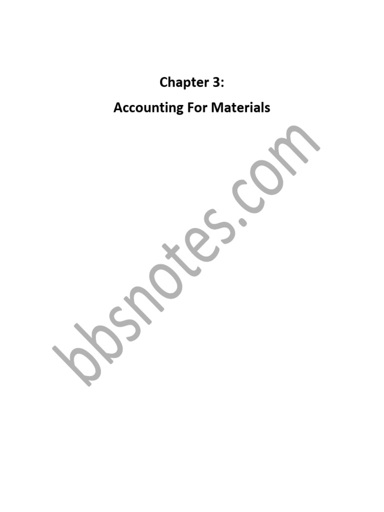 Chapter-3-Cost-and-Management-Accounting-Notes | PDF