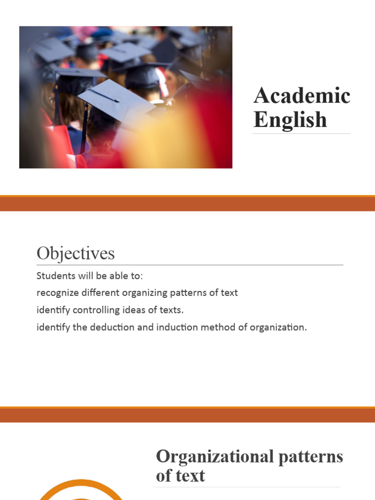 Academic English Week 1 | PDF | Inductive Reasoning | Deductive Reasoning