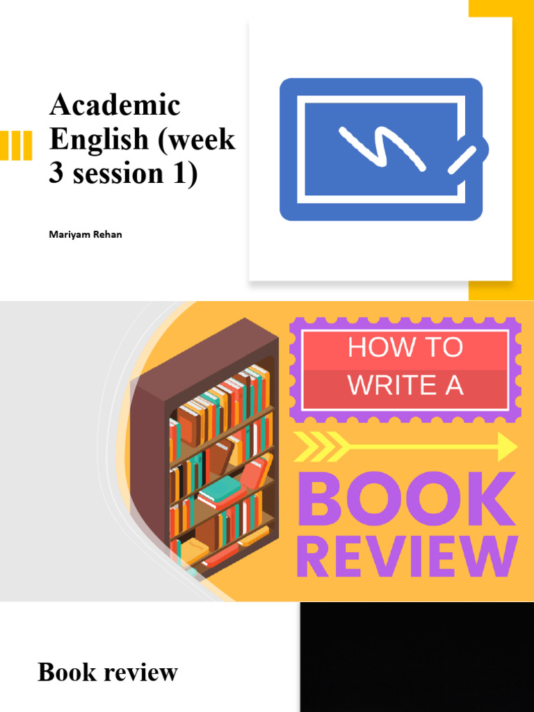 Academic Englisk Week 3 Session 1 | PDF | Books | Human Communication