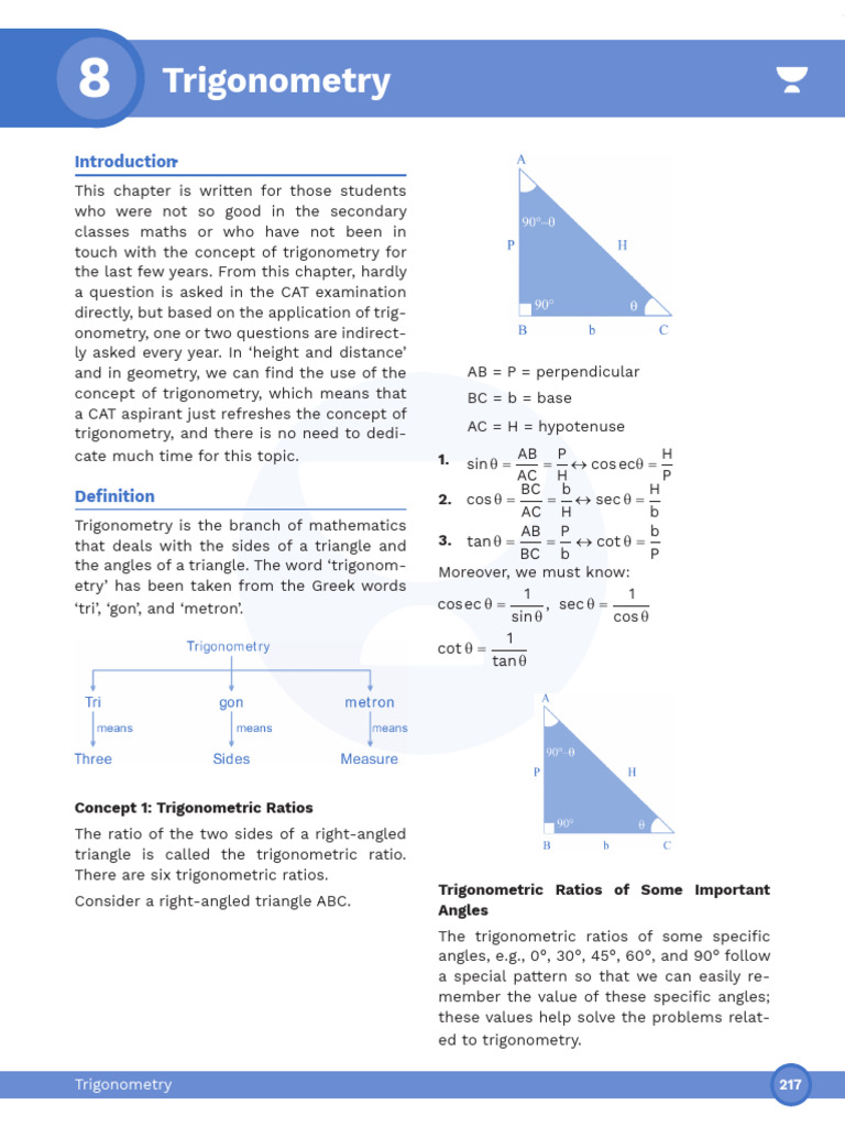 Trigonometry | PDF | Trigonometry | Trigonometric Functions