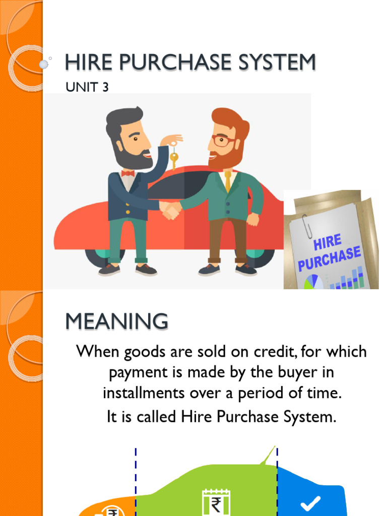 Hire Purchase System | PDF