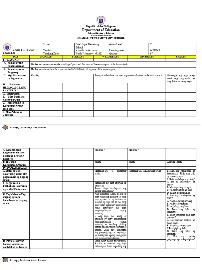 Science Week 7 | PDF