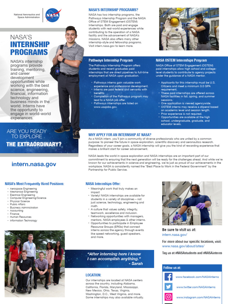 Intern Brochure Virtualevents 2022 0 | PDF | Internship | Job Hunting