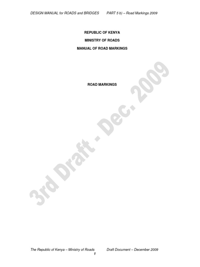 Part 5b - Road Markings | PDF | Traffic | Road