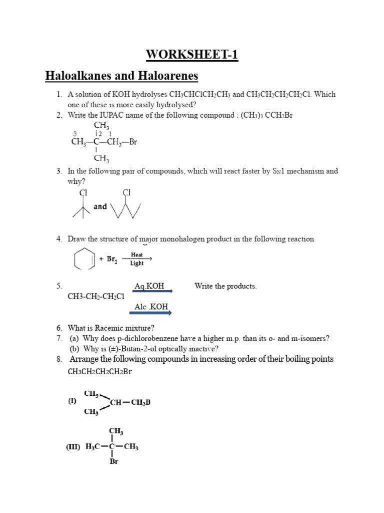 Worksheet-1 | PDF | Transition Metals | Coordination Complex