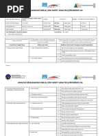 Contoh Job Safety Analysis (JSA) Pekerjaan Mengecat Unit | PDF