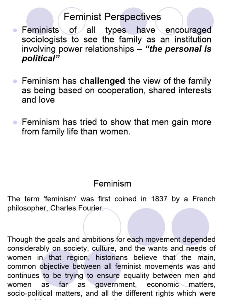 Feminism PDF | PDF | Gender Studies | Feminism