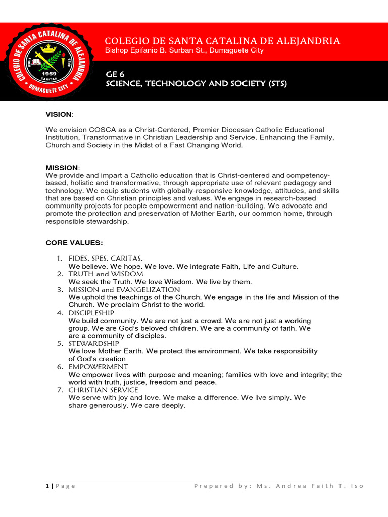 Chapter 1 Handouts | Download Free PDF | Science | Science Education