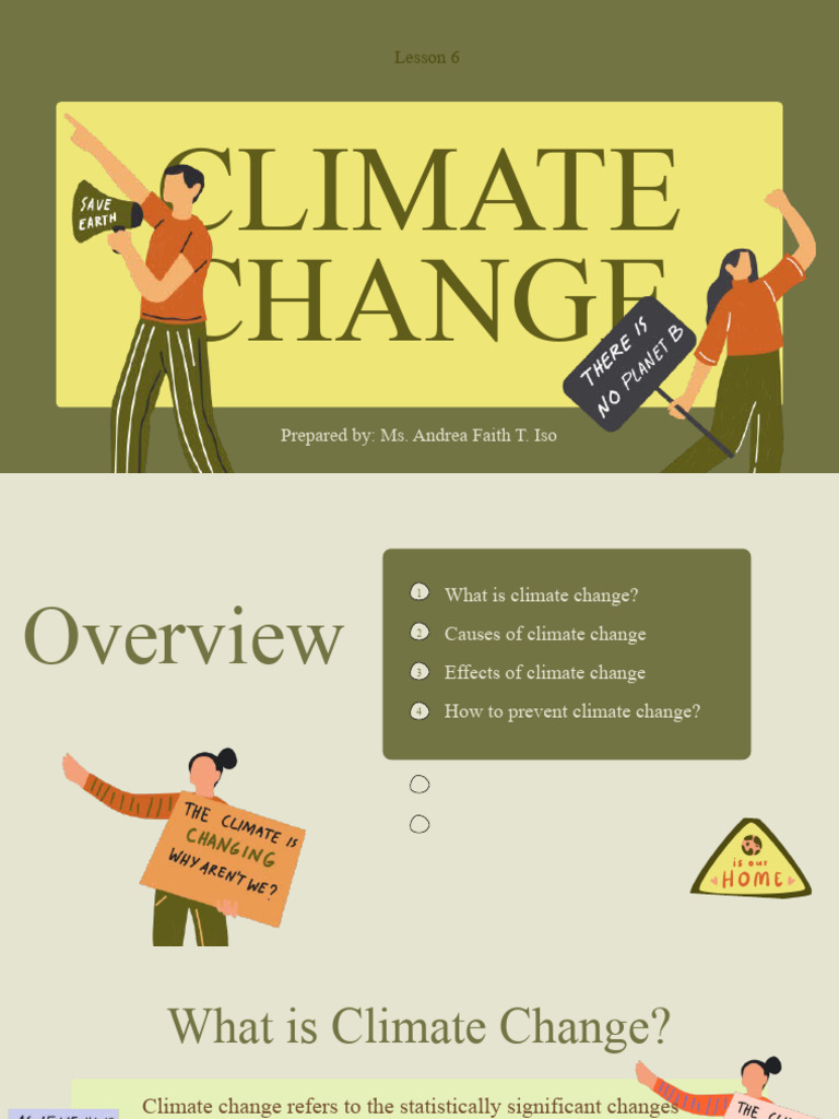 Lesson 6 Climate Change | PDF