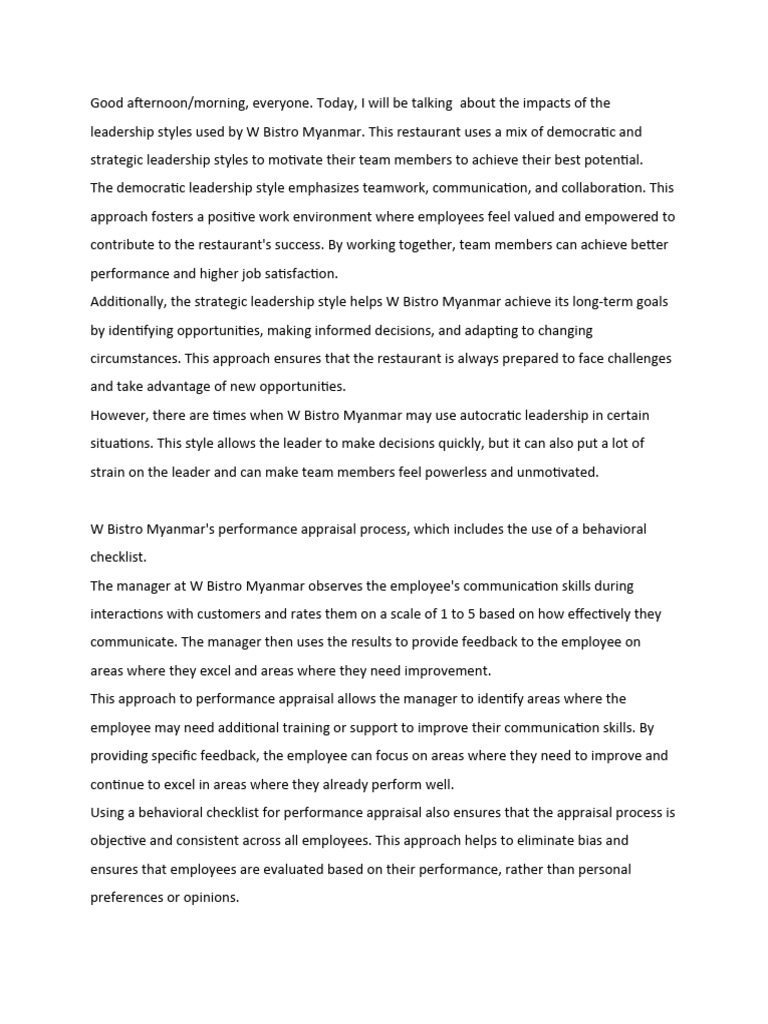 Script | PDF | Competence (Human Resources) | Leadership