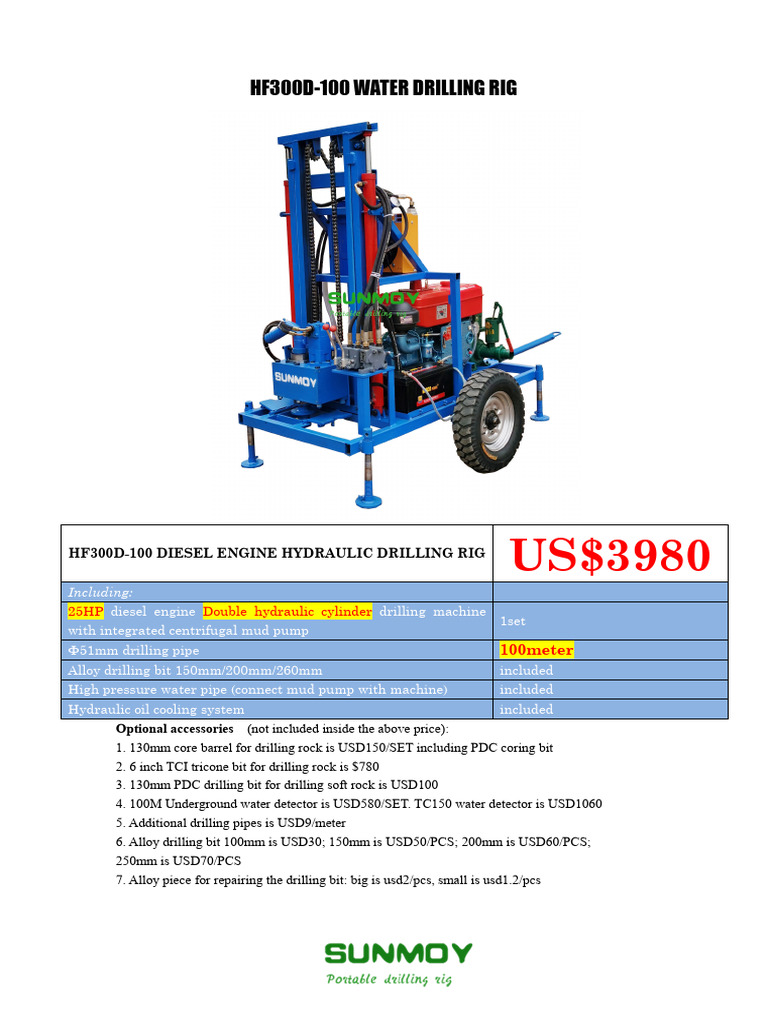 HF300D-100 Drilling Rig | PDF