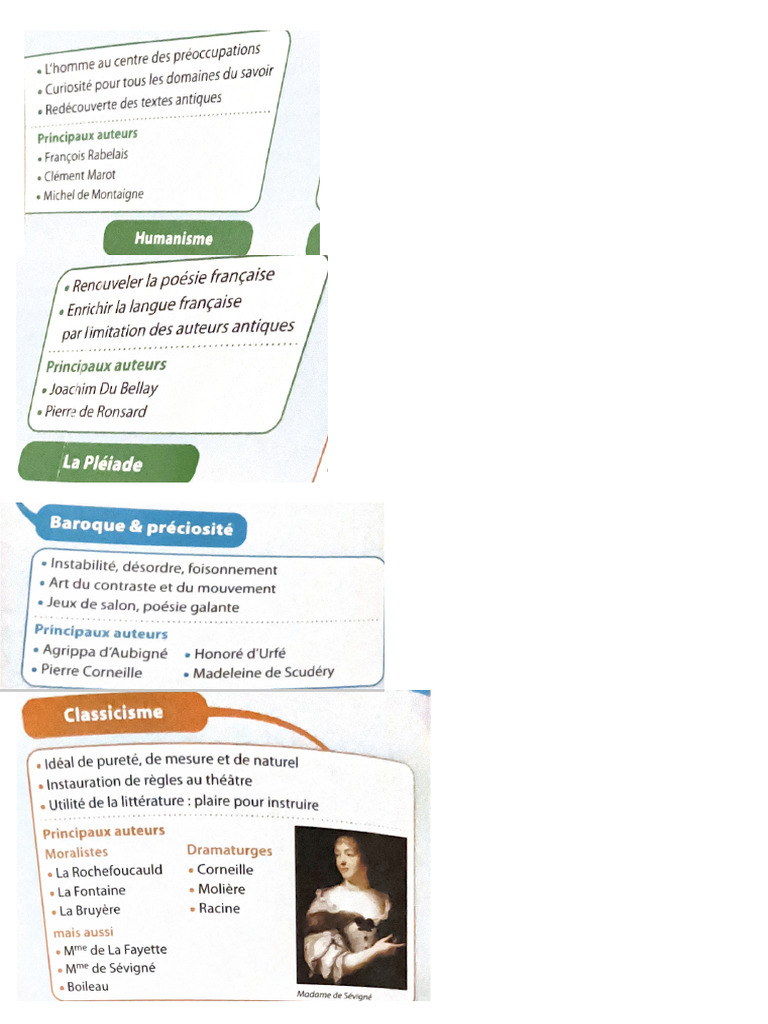 Les Mouvements Littéraires | PDF