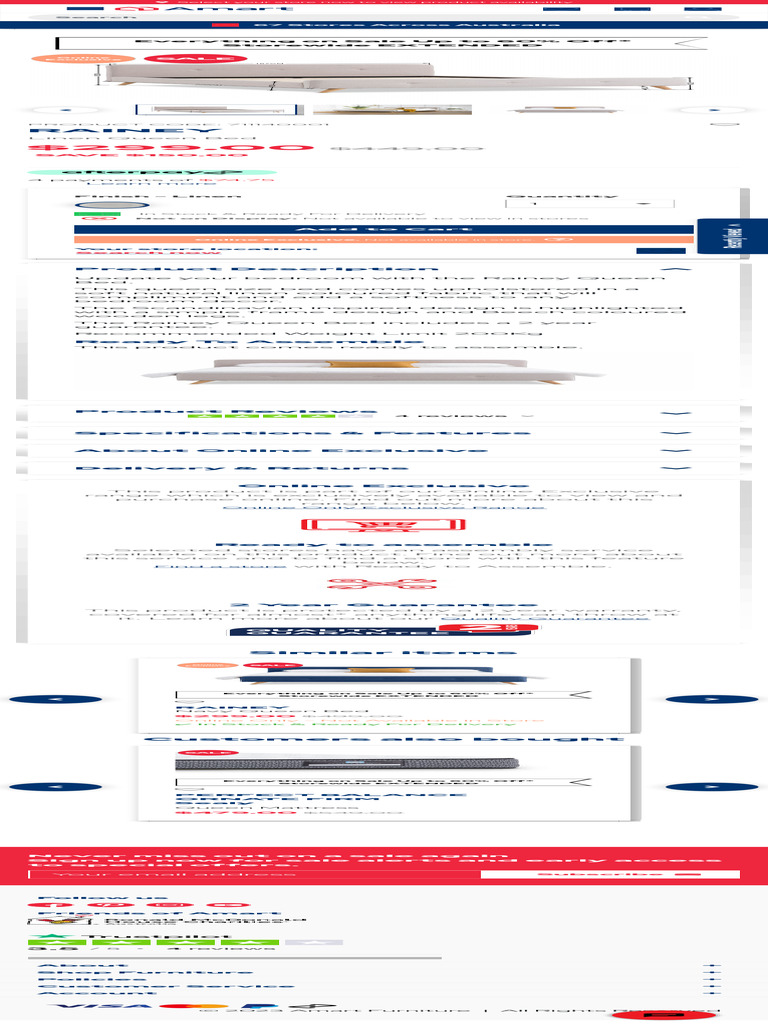 LINEN RAINEY Linen Queen Bed | PDF