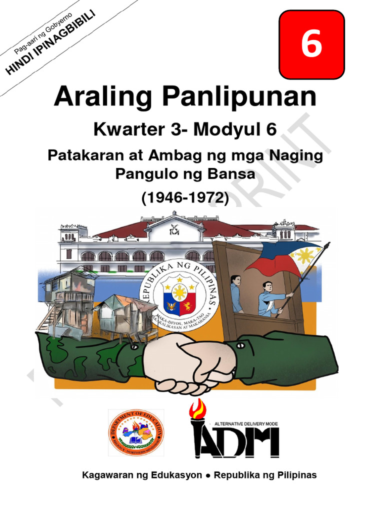 AP6 Q3 Mod6 PatakaranAtAmbagNgMgaNagingPanguloNgBansa v5 | PDF