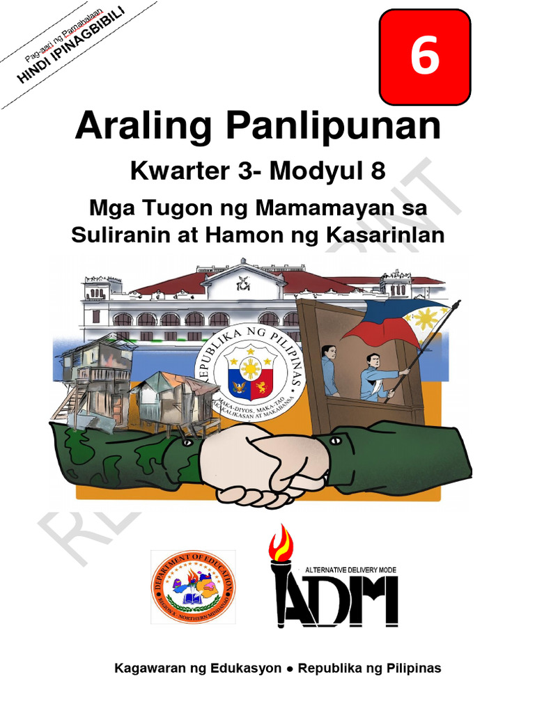 AP6 Q3 Mod8 MgaTugonNgMamamayanSaSuliraninAtHamonNgKasarinlan v5 | PDF
