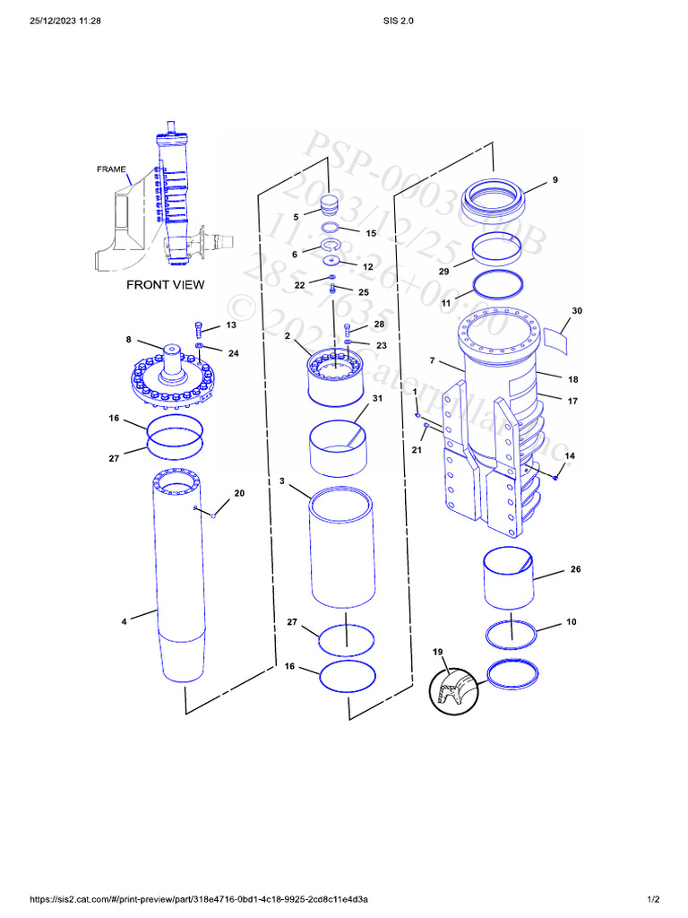 285-7635 Suspension Gp-Front View | PDF