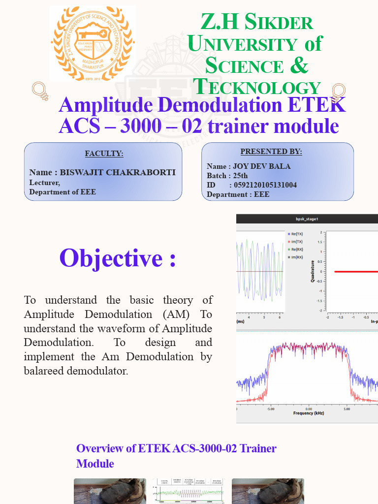 Amplitude Demodulation | PDF | Modulation | Electrical Network