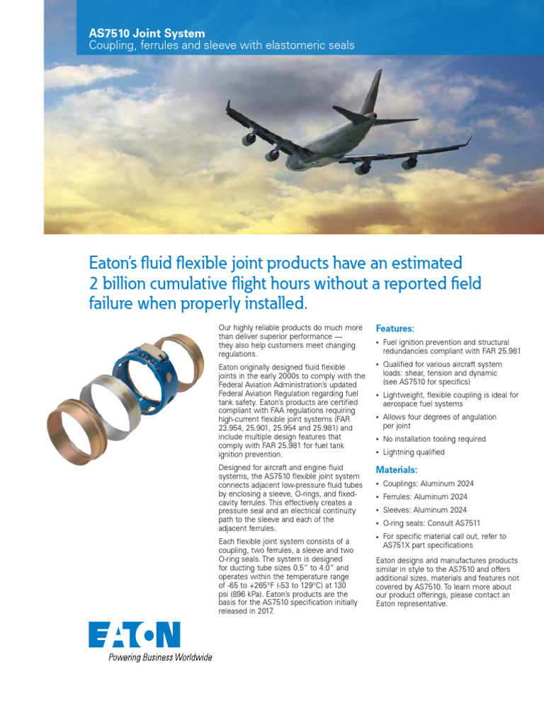 AS7510 Joint System - DS100-62 - LR | PDF | Federal Aviation ...