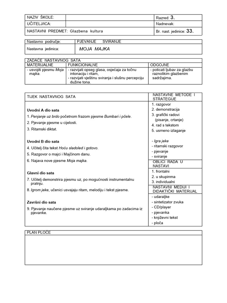 33 Sat - Moja Majka | PDF