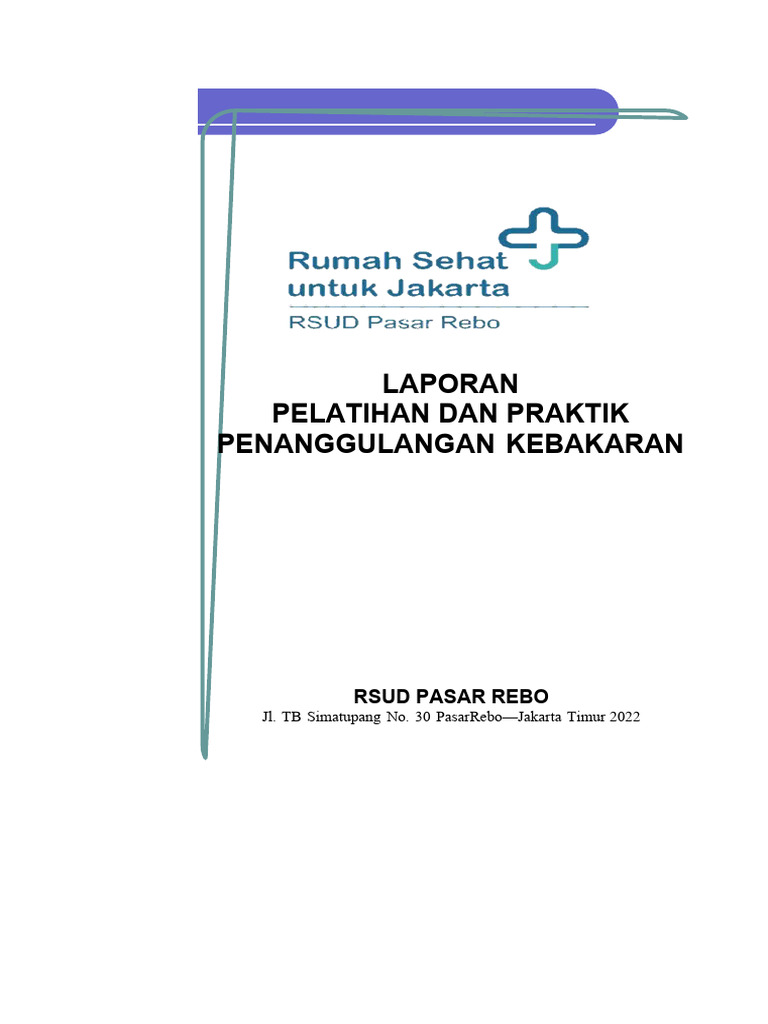 Laporan Pelatihan Kebakaran RSUD | PDF