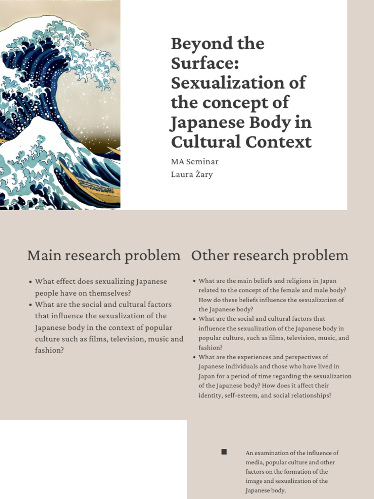 Beyond The Surface Sexualization of The Concept of Japanese Body in Cultural Context | PDF ...