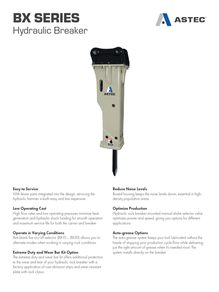 BX Series | PDF | Manufactured Goods | Equipment