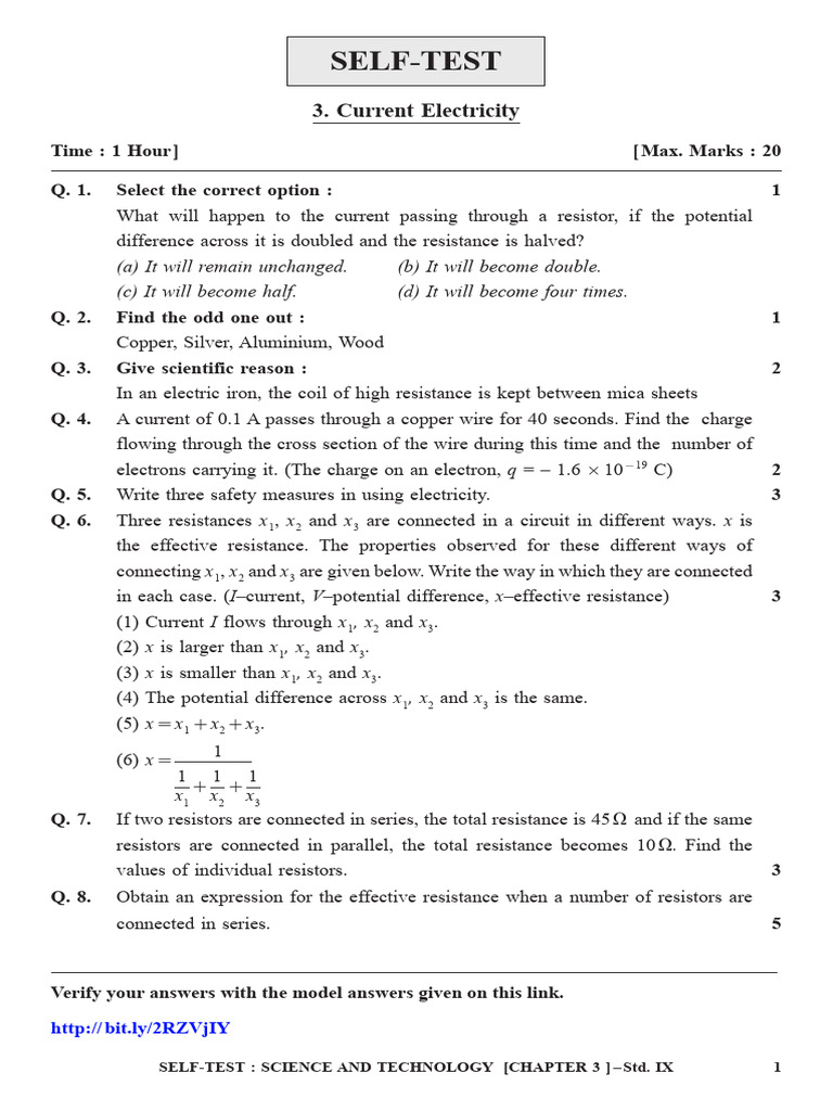 English digest . | PDF | Electrical Resistance And Conductance | Series ...