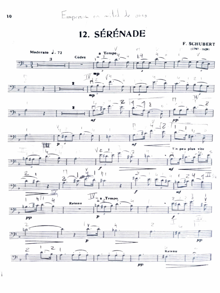 Serenade Schubert | PDF