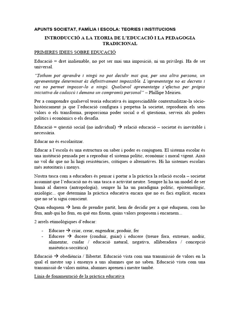 Apunts Teories | PDF