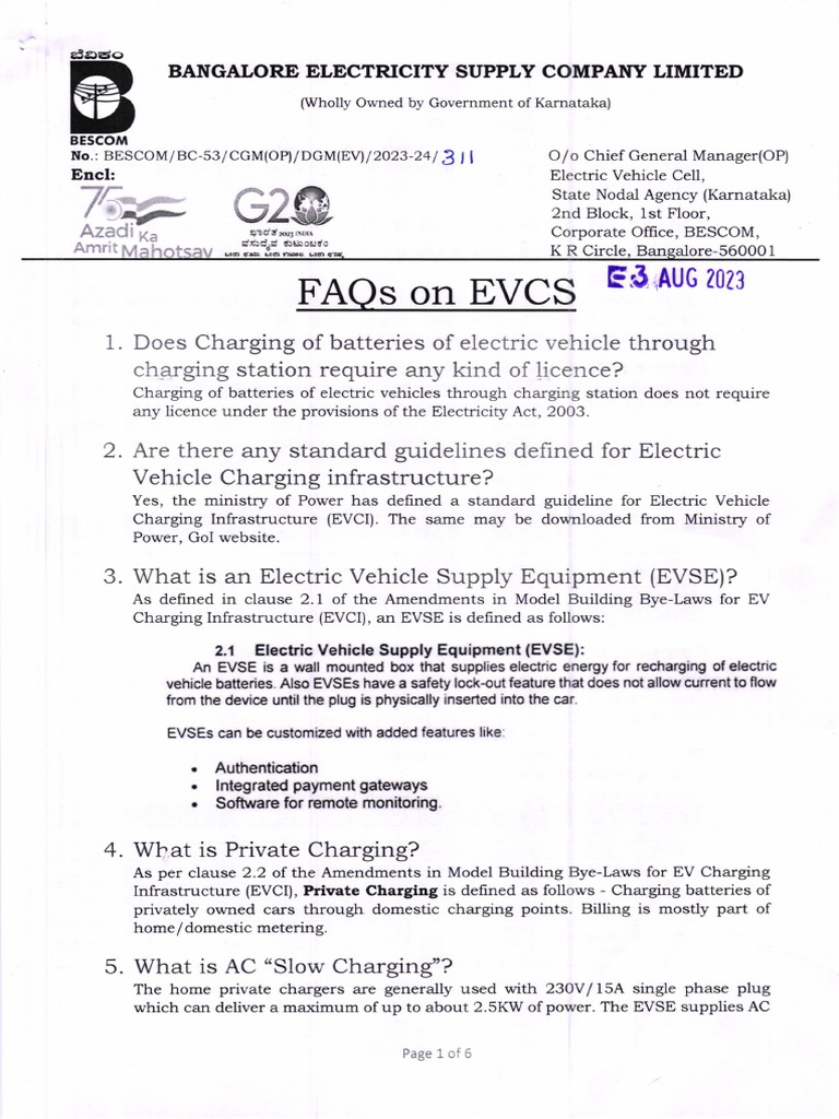 FAQson EVCS | PDF