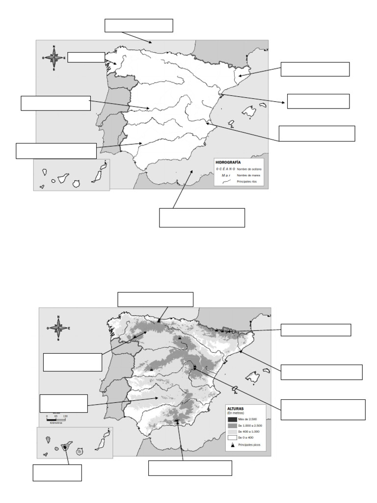 Relief of Spain Exam | PDF