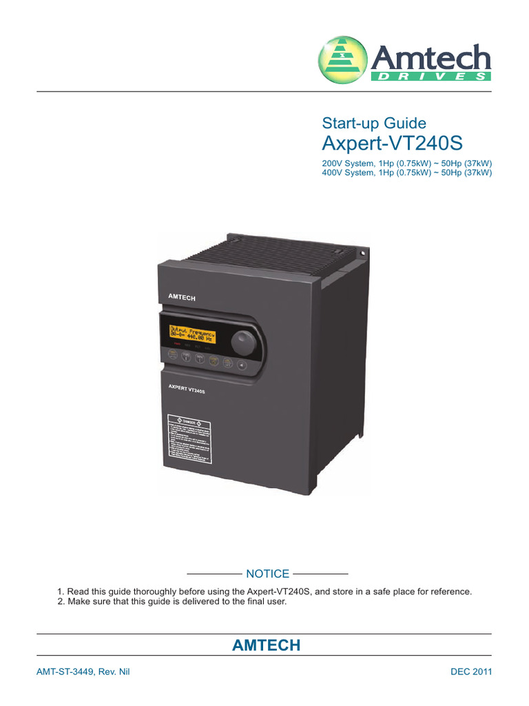 Axpert-VT240S QSG | PDF | Technology & Engineering