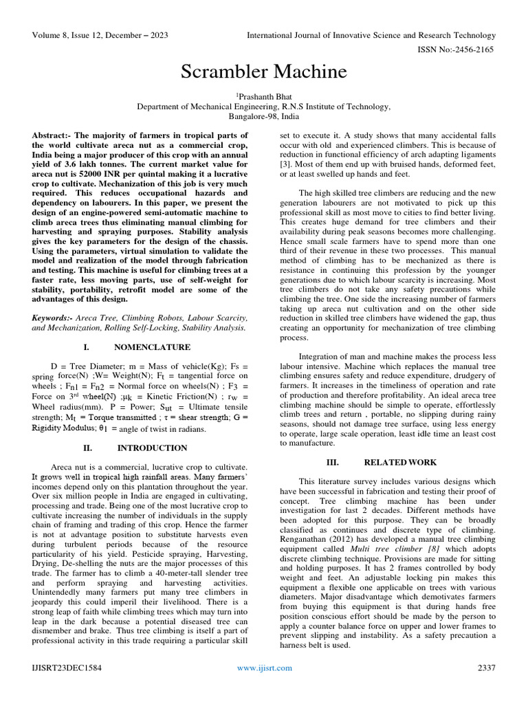 Scrambler Machine | PDF | Friction | Machines