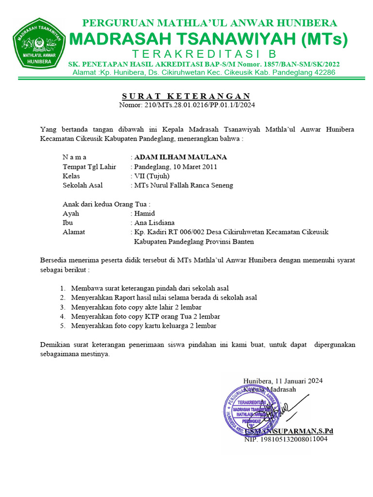 Adam Ilham Maulana | PDF