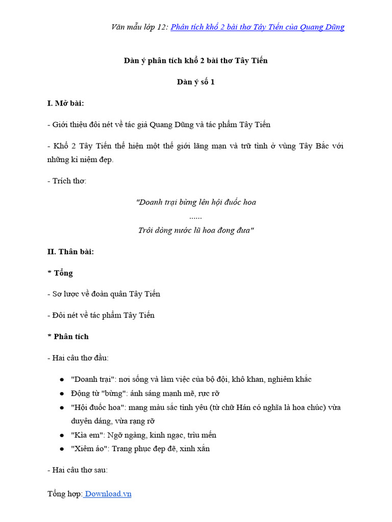 Phan Tich Kho 2 Tay Tien | PDF