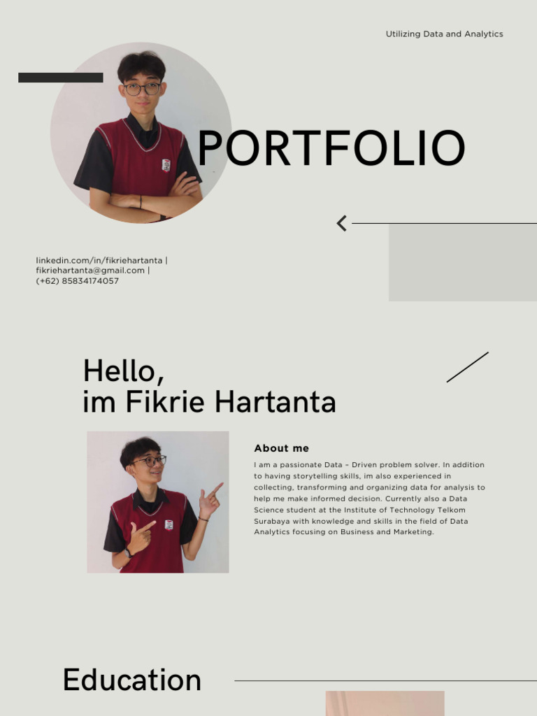 Portofolio Fikrie | PDF | Computers
