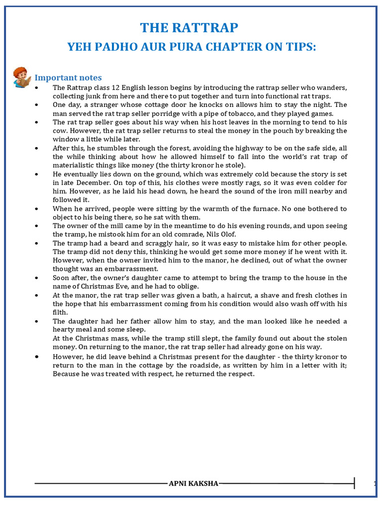 The Rat Trap | PDF | Young Adult | General Fiction